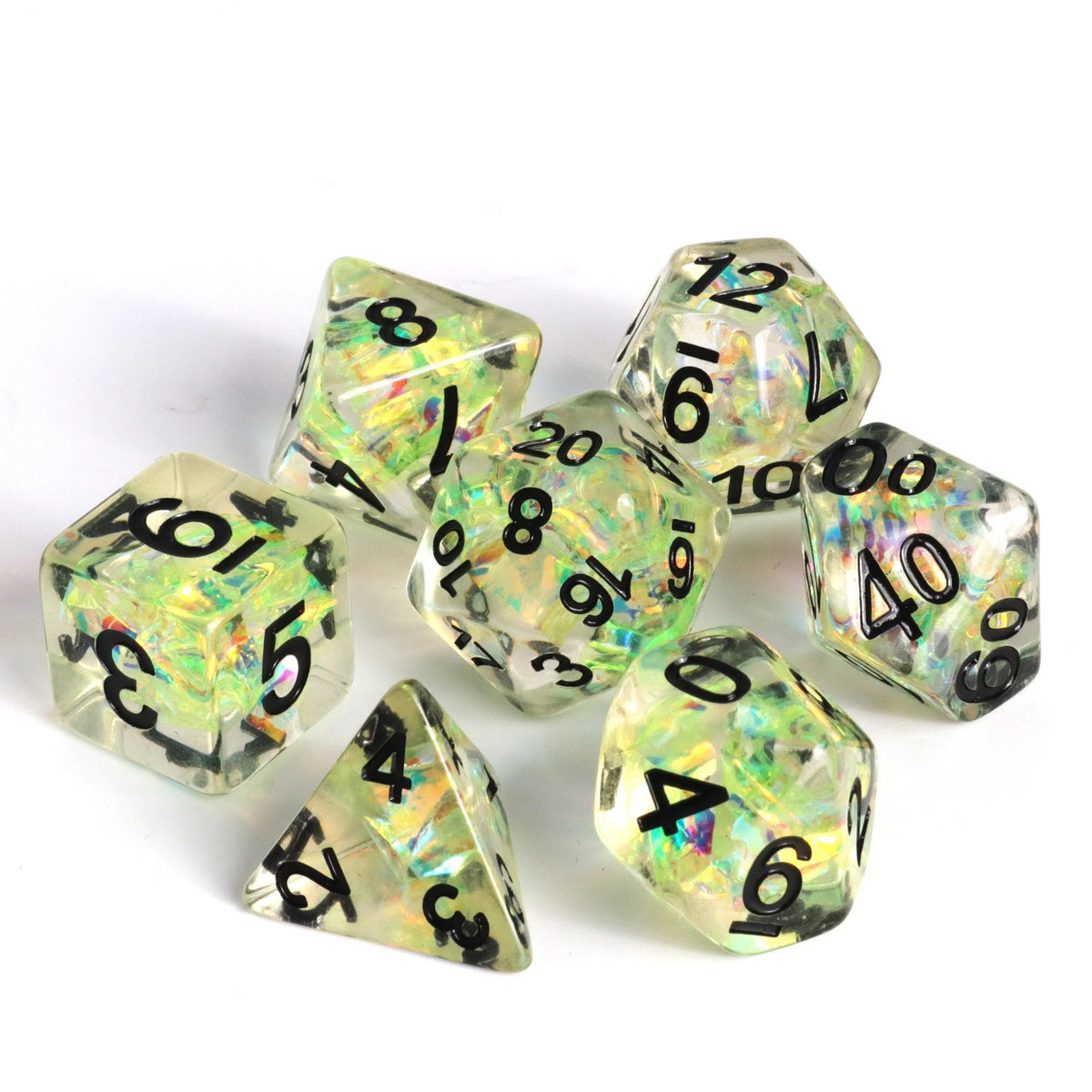 Die Hard Dice 7pc RPG Set - Solar Blade – Gongaii Games