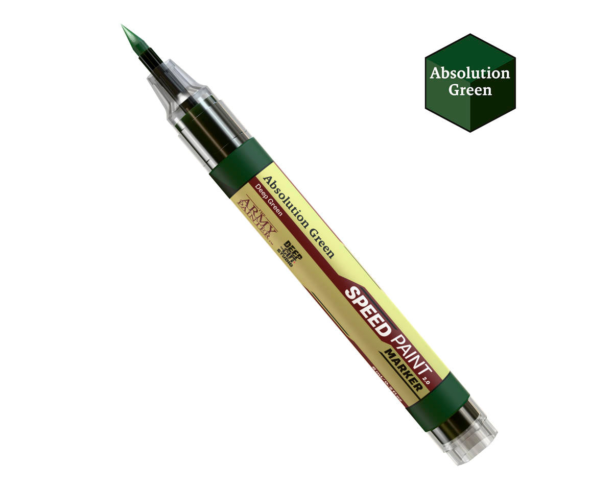 The Army Painter- Speedpaint Marker: Absolution Green – Gongaii Games