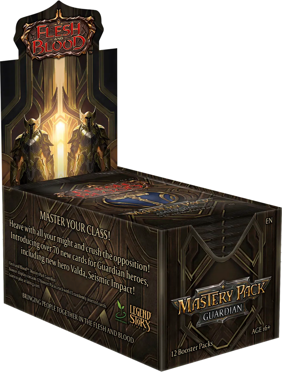 Flesh and Blood Mastery Pack Guardian Booster Display – Gongaii Games