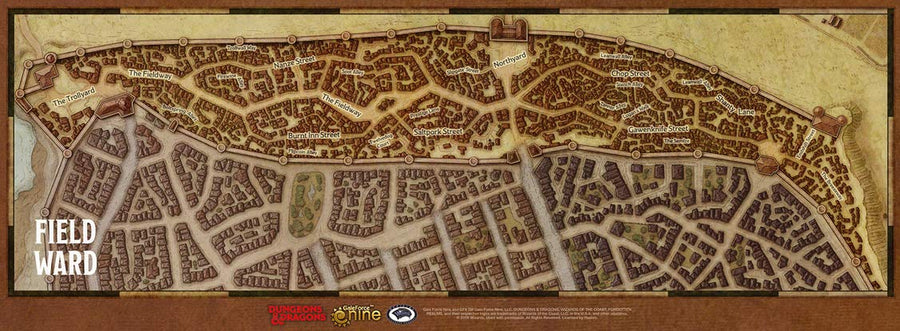 Dungeons & Dragons RPG: Waterdeep - Wards Map Set – Gongaii Games