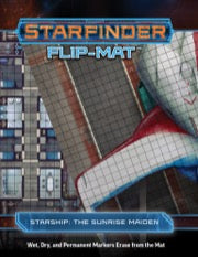 Starfinder RPG: Flip-Mat - Starship - The Sunrise Maiden – Gongaii Games